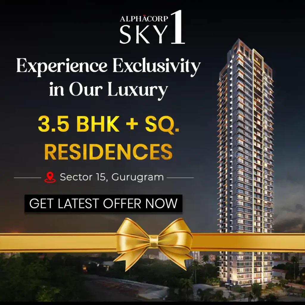 Alpha Corp Sky 1 - 3.5 BHK + SQ. Apartments in Sector 15